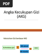 Perhitungan Kebutuhan Gizi Bayi | PDF
