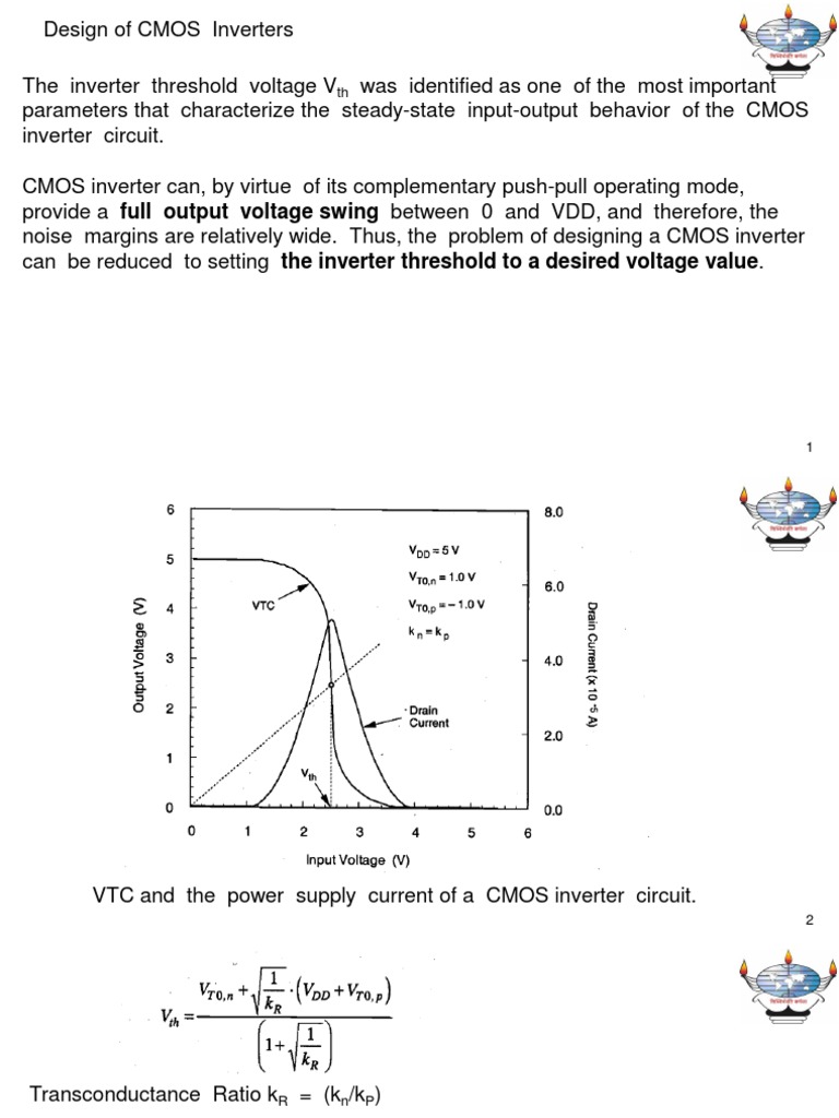 10 - CMOS Inverter Design | PDF | Science & Mathematics