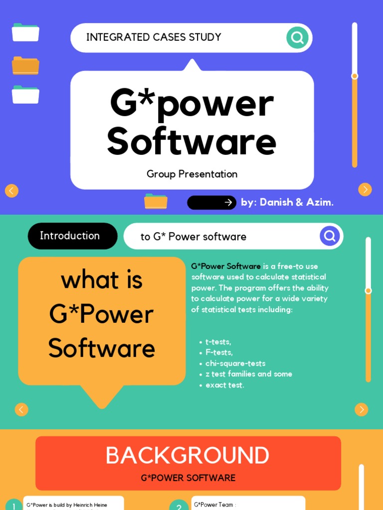 Integrated Cases Study: G Power Software | PDF | Statistical Hypothesis ...