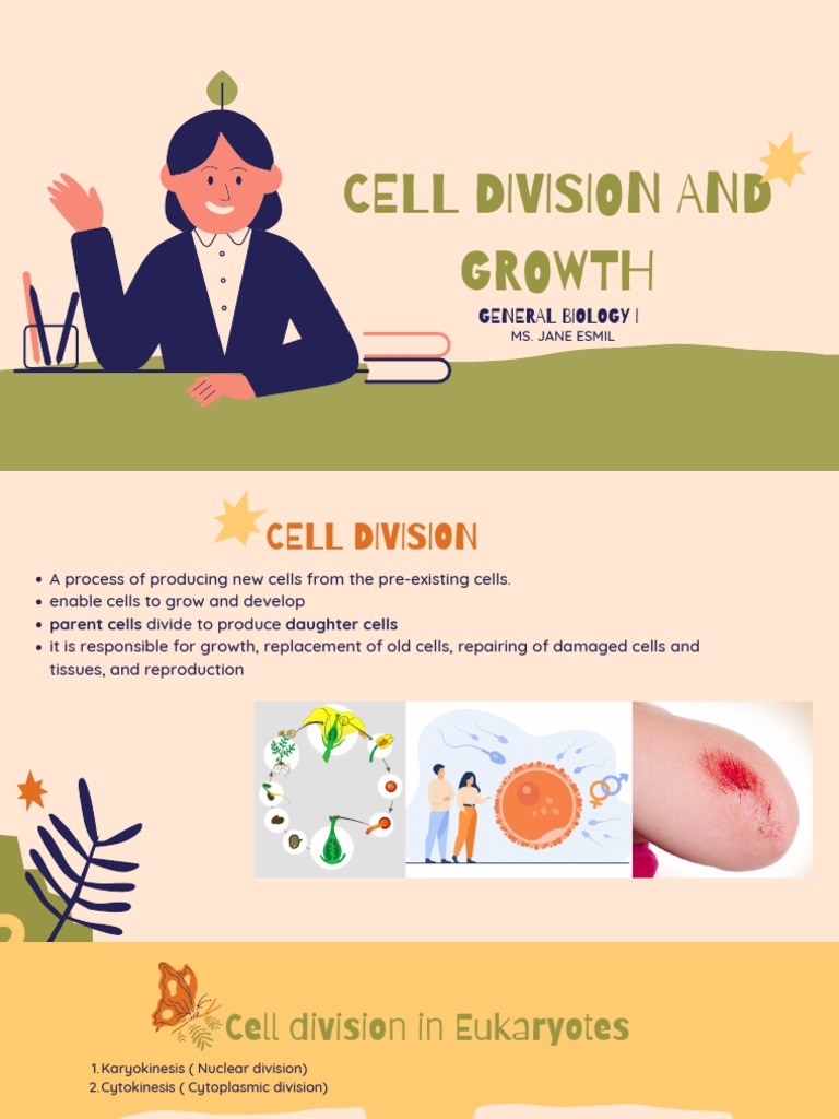 Cell Division and Growth: General Biology I | PDF | Meiosis | Mitosis