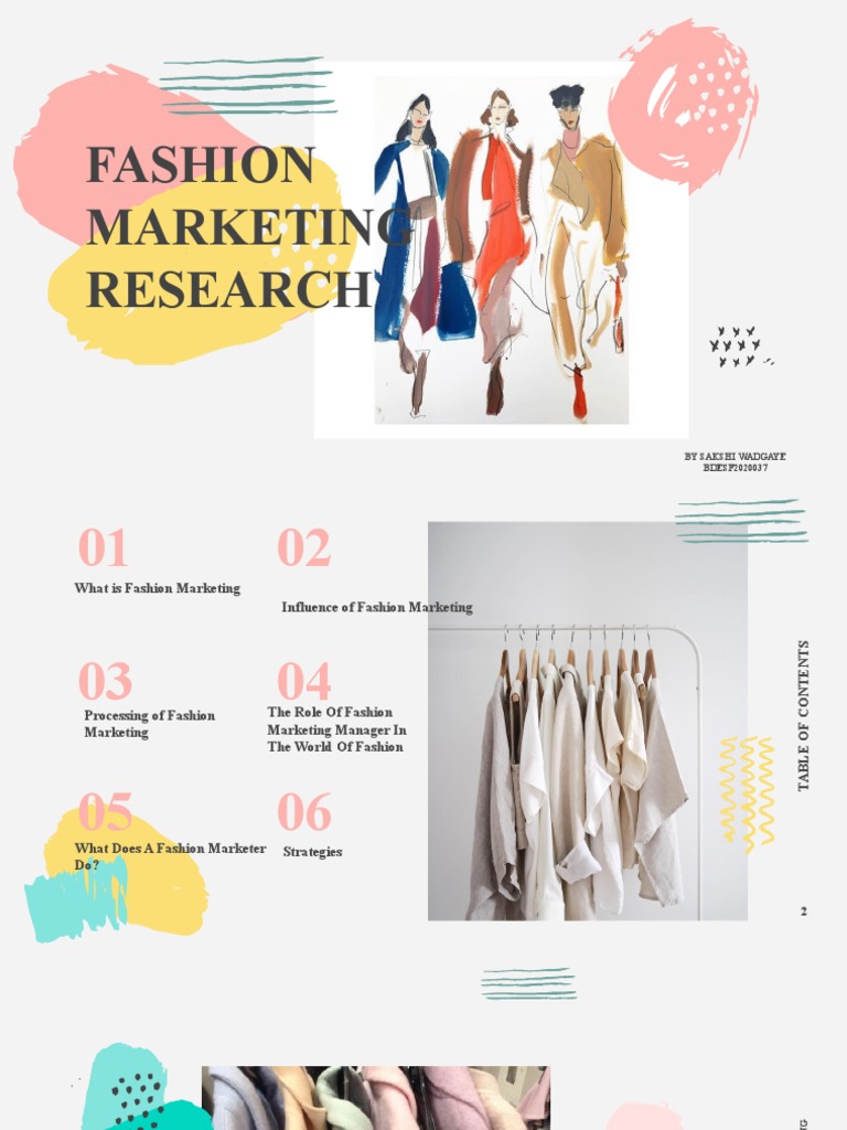 Fashion Marketing Research Overview | PDF | Fashion | Marketing