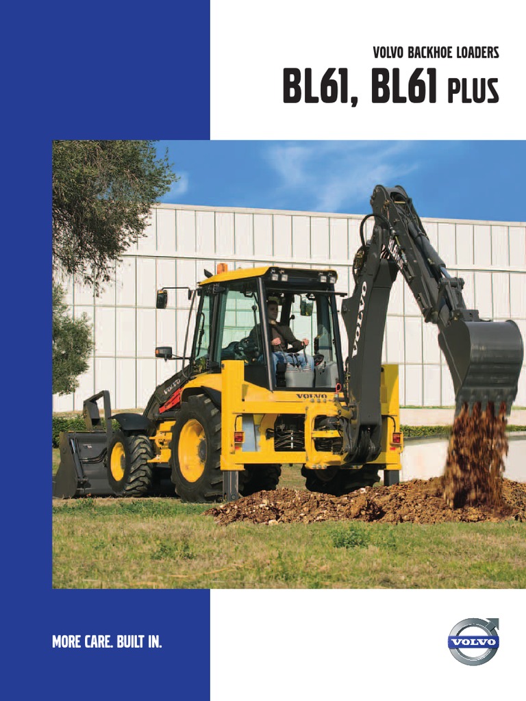 Volvo BL61 Backhoe Loader Overview | PDF | Loader (Equipment ...