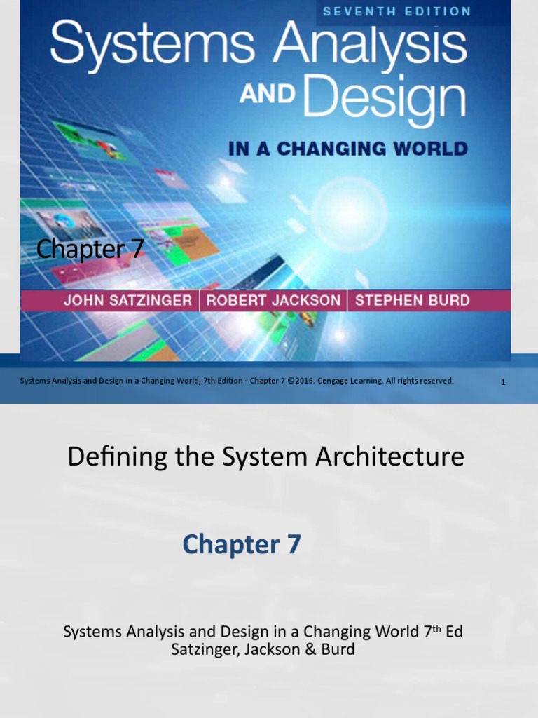 Systems Analysis and Design in A Changing World, 7th Edition - Chapter ...