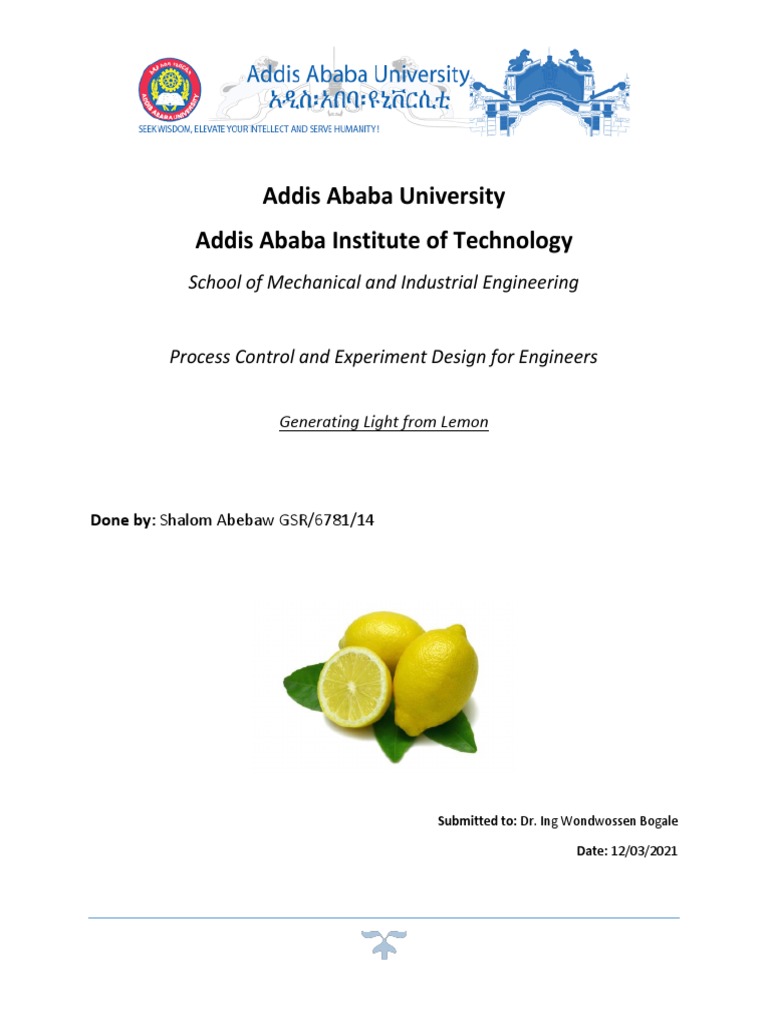 Generating Light From Lemon | PDF | Incandescent Light Bulb ...