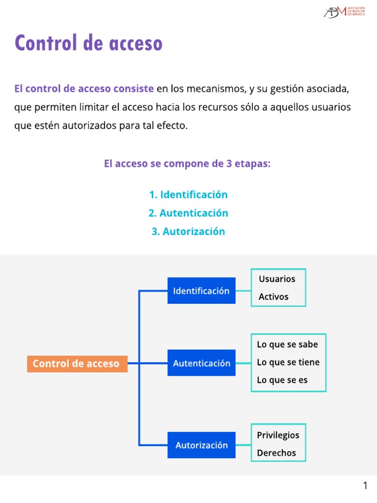 Control de Acceso | PDF | Autenticación | Tecnologías de la información