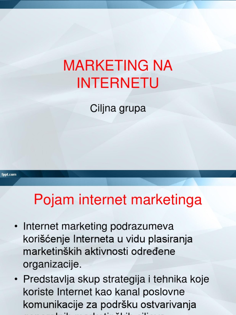 Marketing Na Internetu | PDF