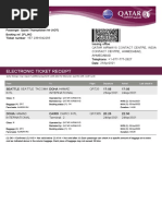 EGYPTAIR - Confirmation Ticket | PDF | Baggage | Airlines