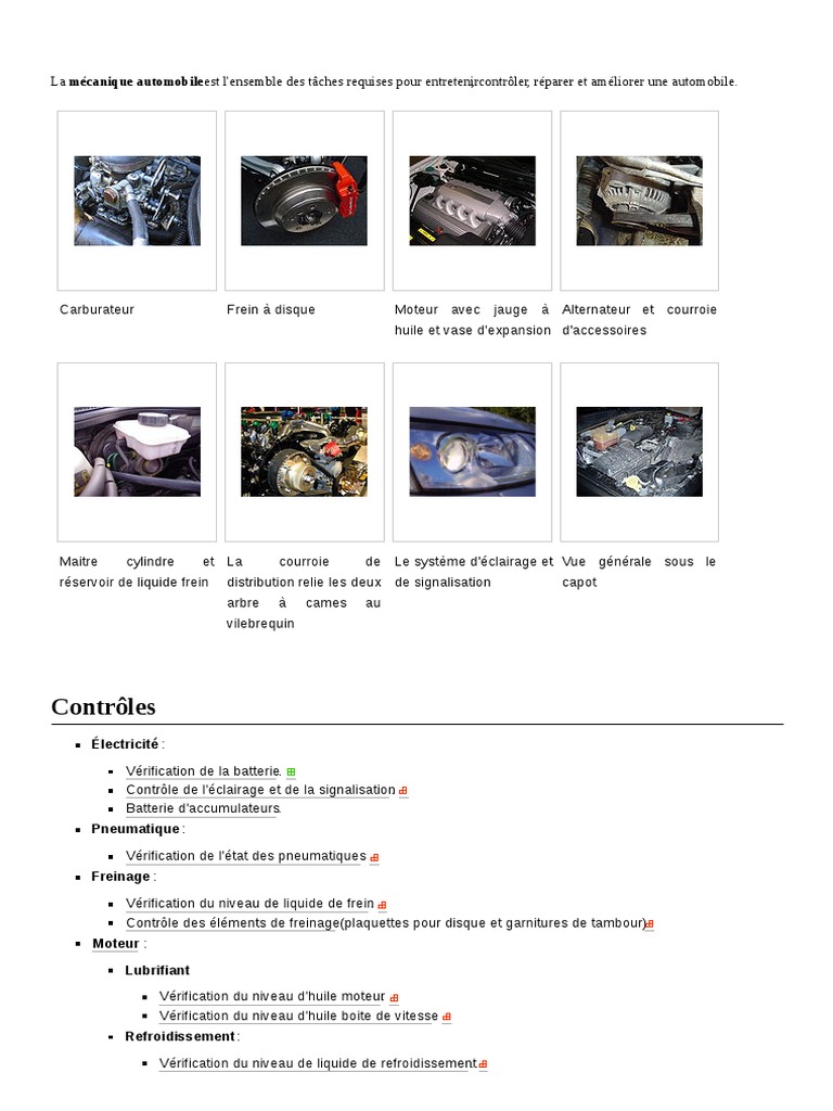 Guide de la mécanique automobile PDF | PDF | Frein | Transmission ...