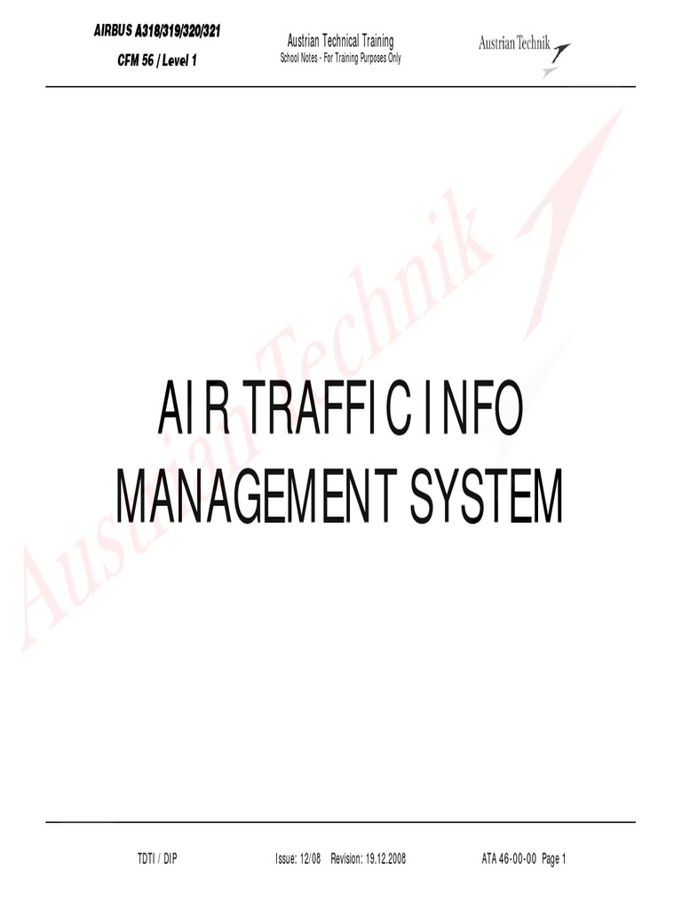 ATIMS Overview for Airbus A320 Systems | PDF | Menu (Computing) | Air ...