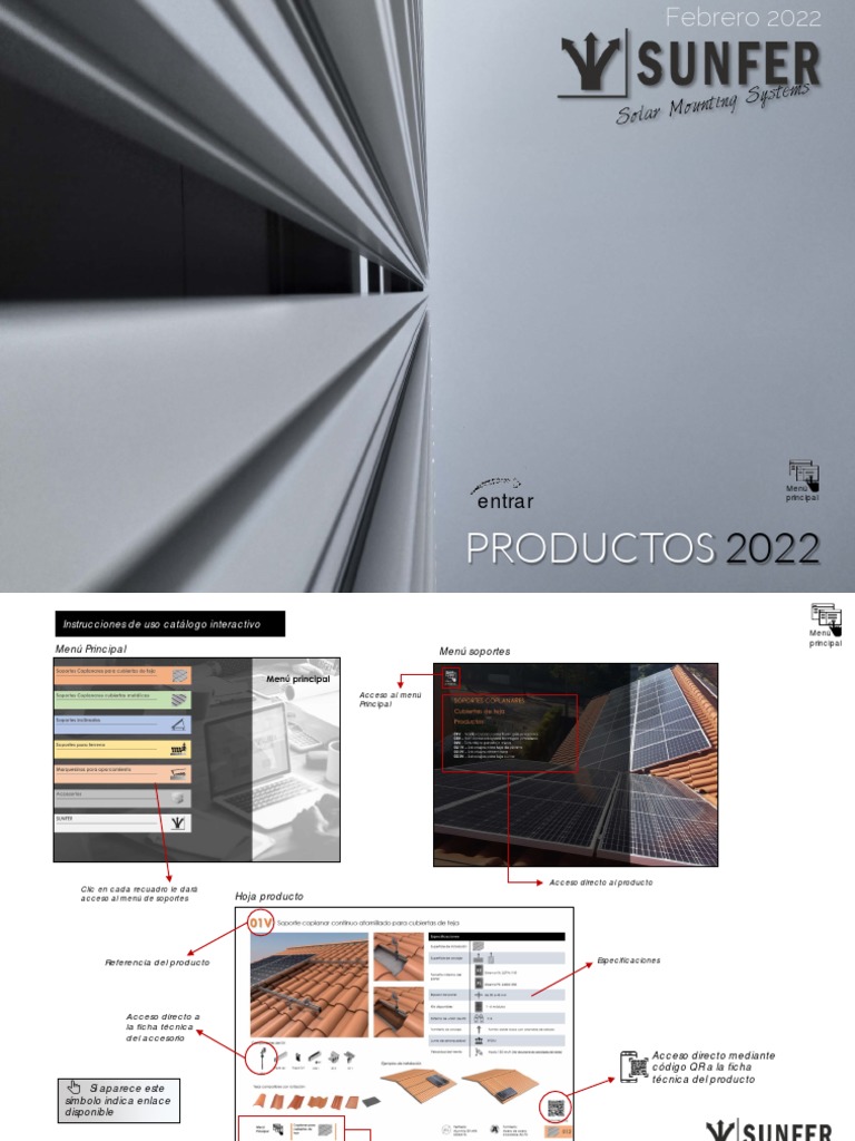 Catálogo Interactivo SUNFER 2022 | PDF | Tornillo | Código QR