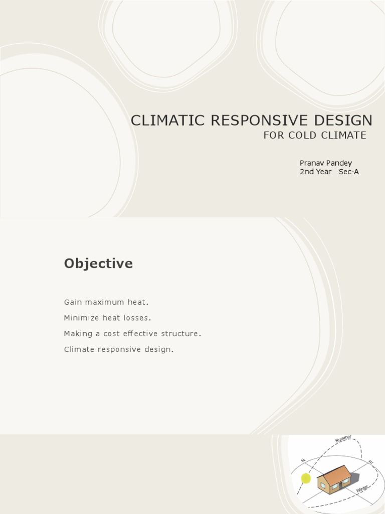 Climate Responsive Design | PDF