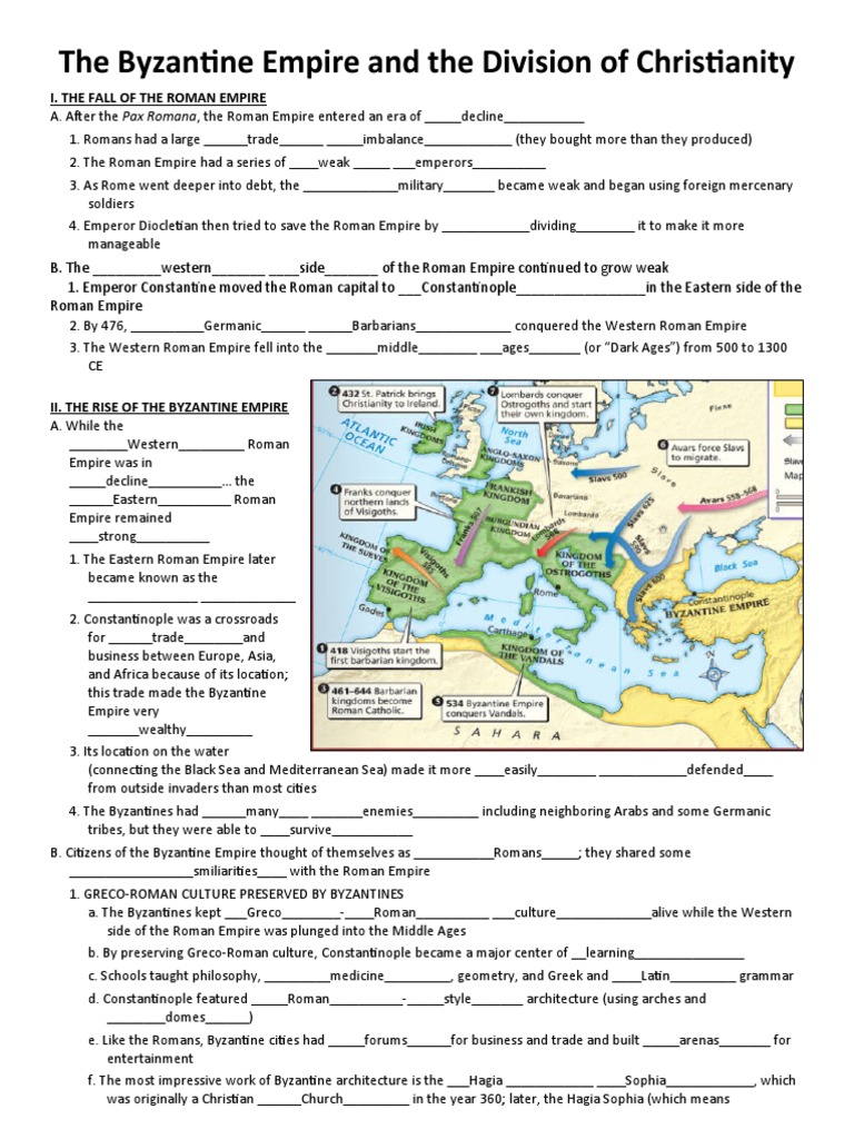 The Byzantine Empire and The Division of Christianity | PDF | Icon ...
