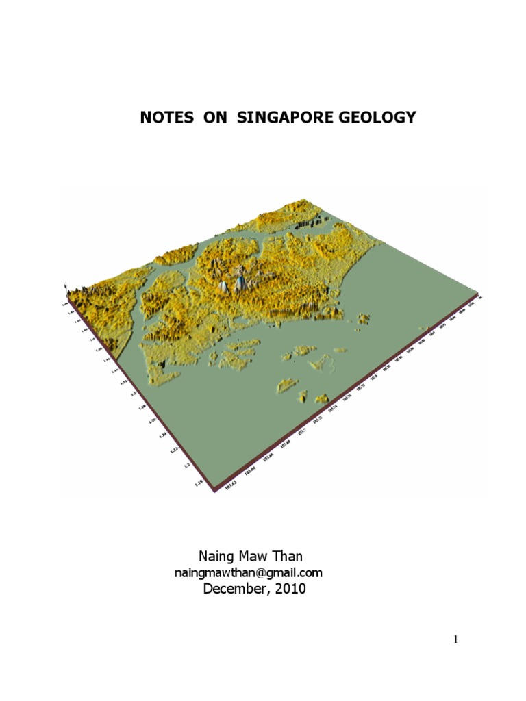 Overview of Singapore's Geology | PDF | Sedimentary Rock | Deposition ...