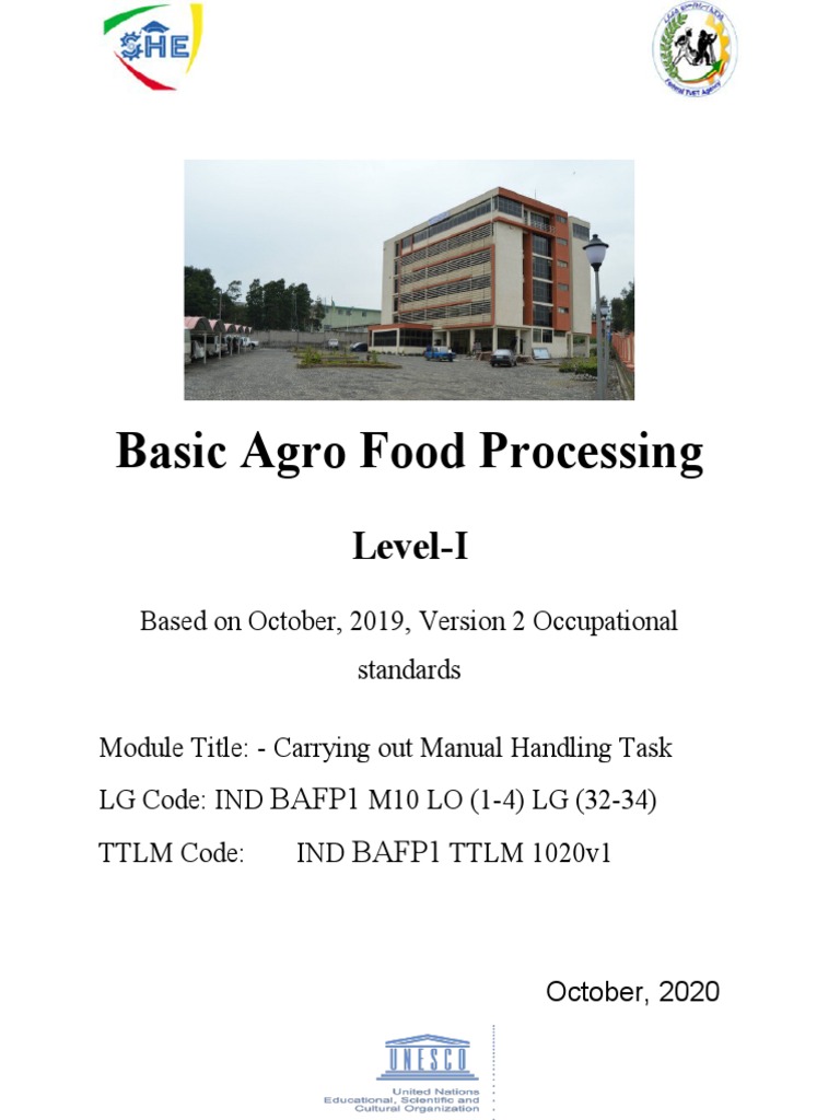 M10 Final Carry Out Manual Handling Task TTLM2 | Download Free PDF ...