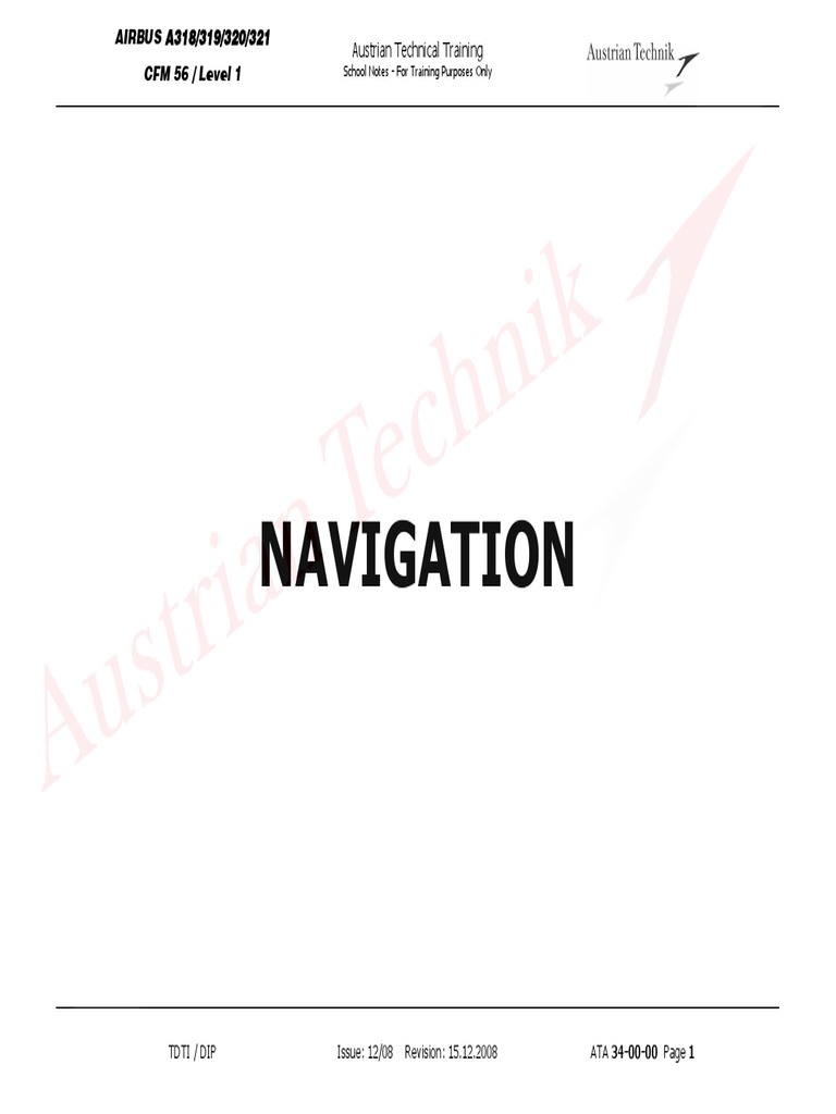 ATA 34 Navigation L1 | PDF | Transponder (Aeronautics) | Air Traffic ...