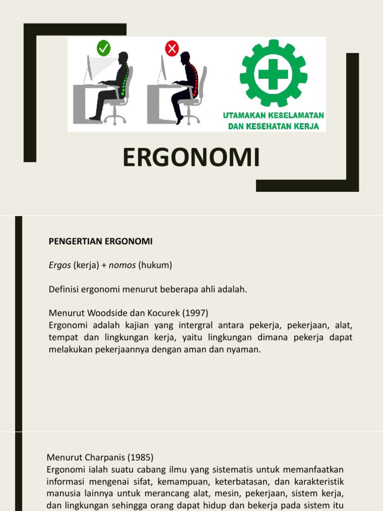 K3 Ergonomi | PDF