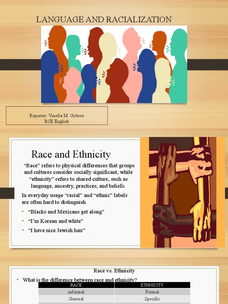 Language and Racialization Language and Society | PDF | Race And ...