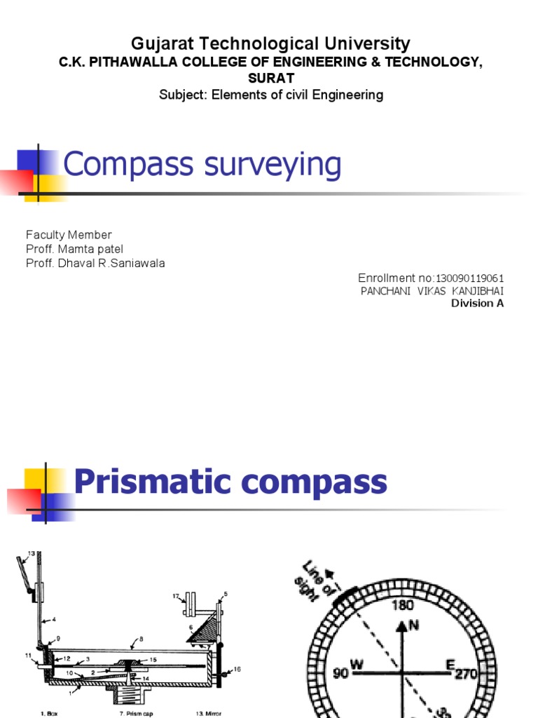 Compass Surveying | PDF | Compass | Angle