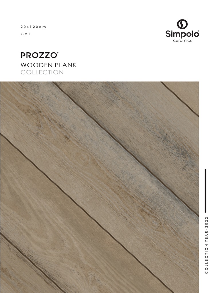 Prozzo Wooden Plank 19.5x120cm Collection | PDF | Materials | Chemistry