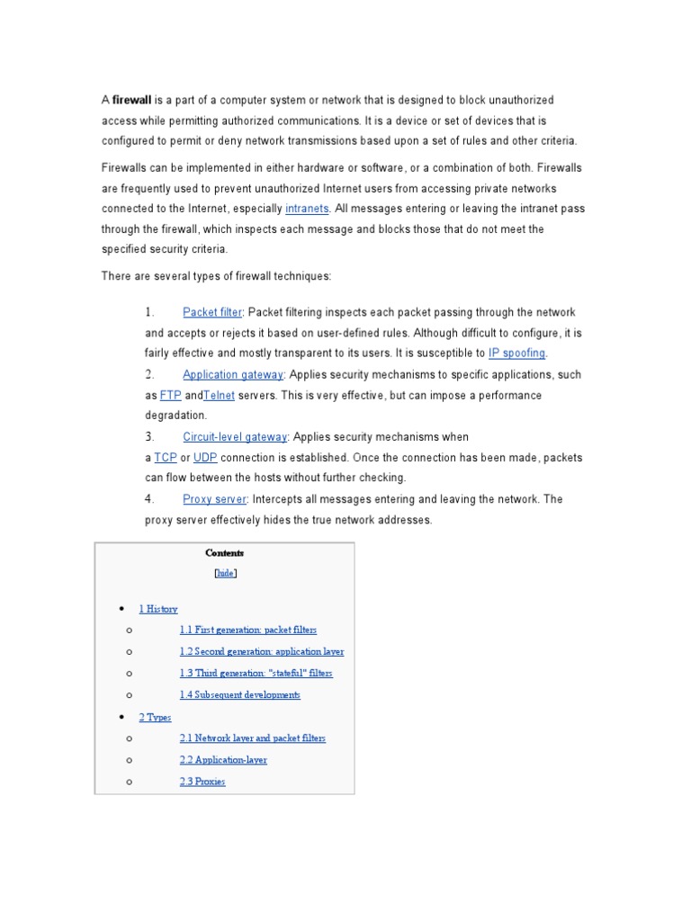 Intranets | PDF | Firewall (Computing) | Internet Protocol Suite
