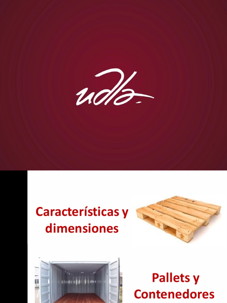Características y Dimensiones de Pallets y Contenedores | PDF