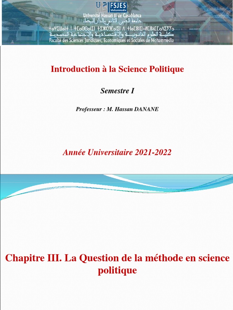 La Question de La Méthode en Science Politique | Descargar gratis PDF ...