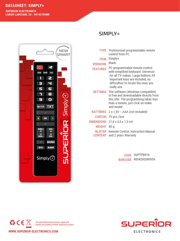 Simply Datasheet EN | PDF | Personal Computers | Office Equipment