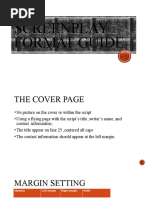 Playwriting: Guidelines For Formatting A Manuscript | PDF | Screenplay ...
