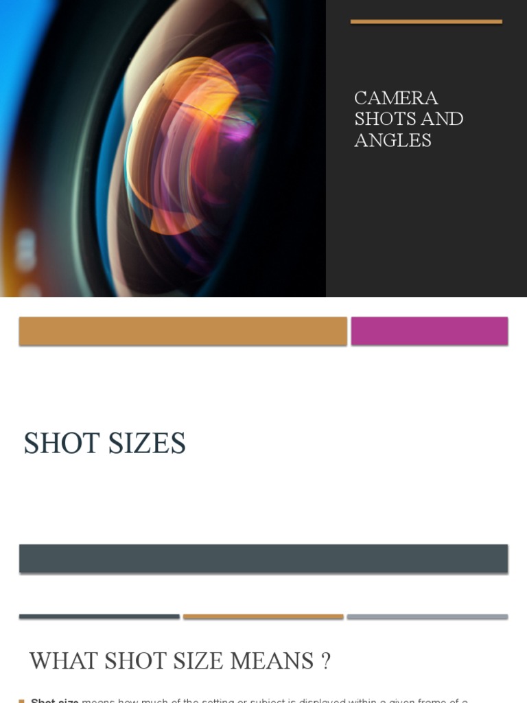 Camera Shots and Angles Overview | PDF | Close Up
