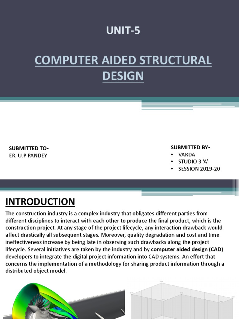 Computer Aided Structural Design: UNIT-5 | Download Free PDF | Computer ...