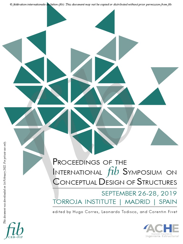 FIBPRO 0048 2019 E Fib Conceptual Design Madrid | PDF | Economic ...