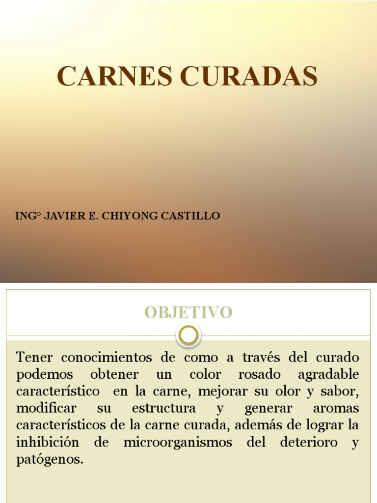 Carnes Curadas R | PDF | Curado (Conservación de Alimentos) | Manteca ...