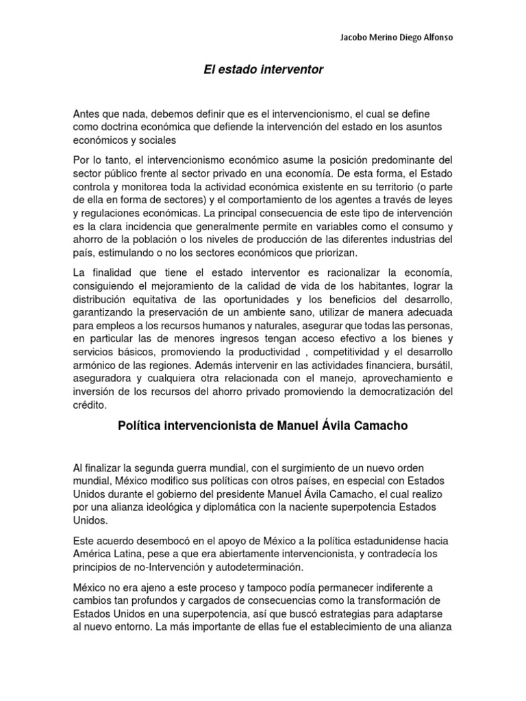 El Estado Interventor y El Papel de Los Partidos Políticos Registrados ...
