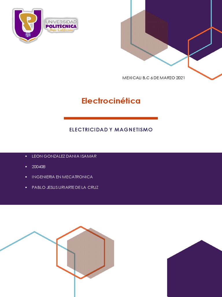 Electrocinética: Electricidad Y Magnetismo | PDF