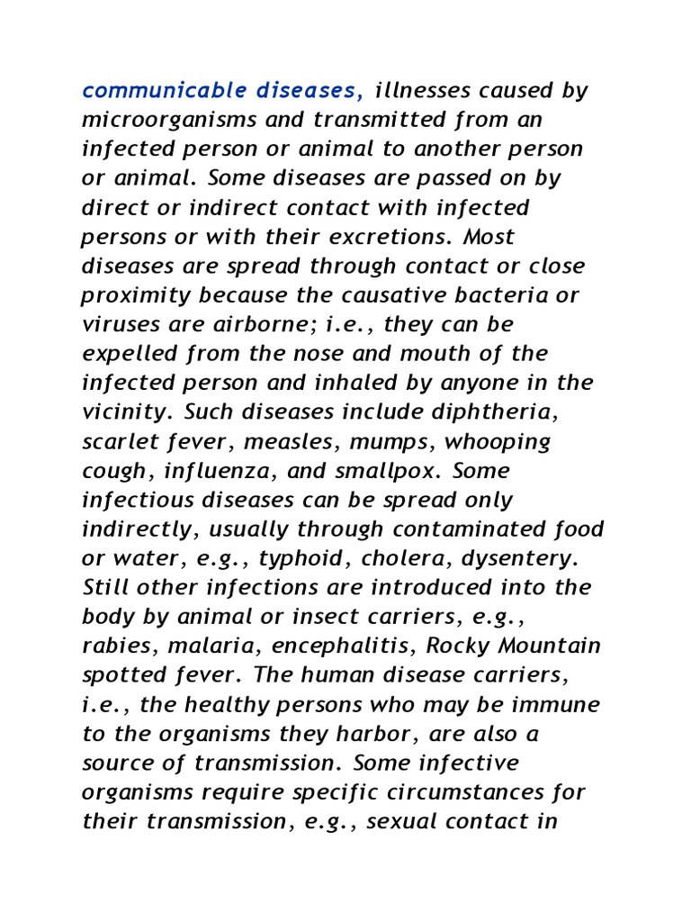 Understanding Communicable Diseases | PDF | Self-Improvement | Wellness