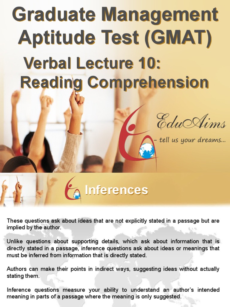 Verbal Lecture 10: Reading Comprehension | PDF | Plant Hormone | Hormone