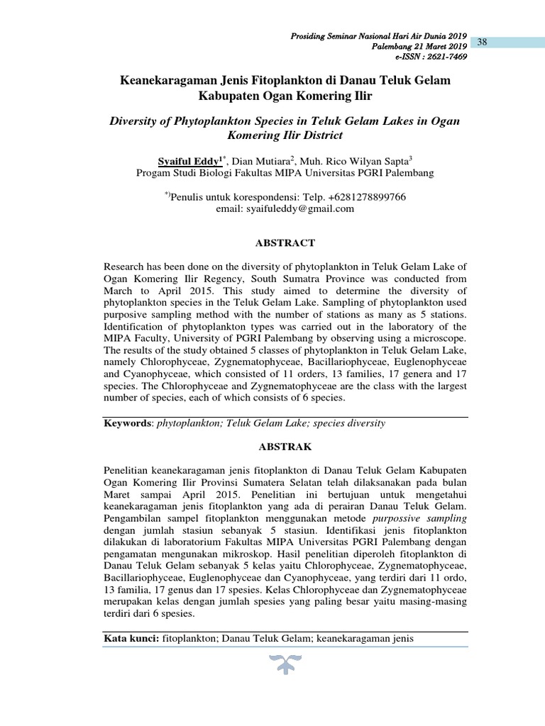 JURNAL - Keanekaragaman Jenis Fito | PDF