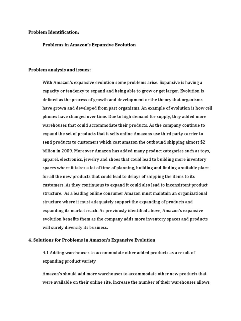 Amazon Case Study | PDF | Inventory | Warehouse