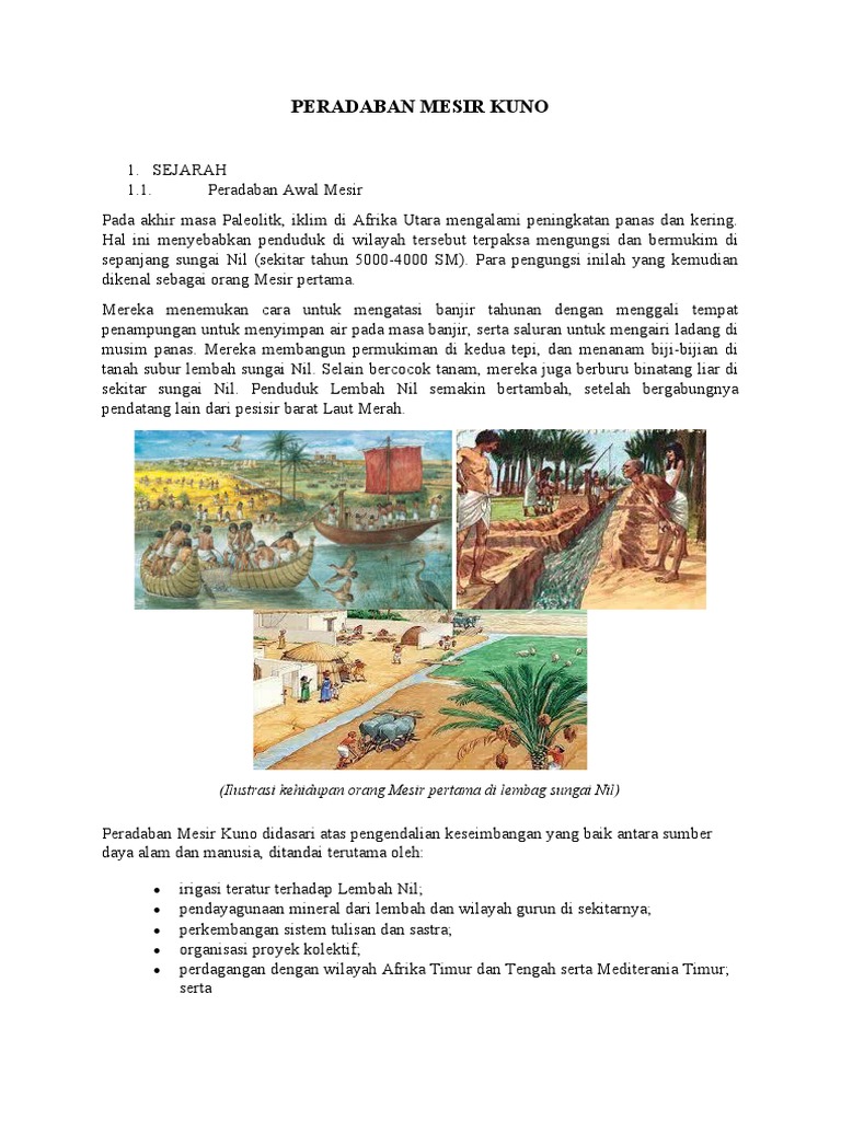 Peradaban Mesir Kuno | PDF | Sejarah