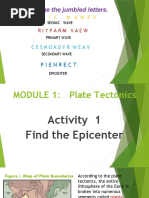 Triangulation Worksheet | PDF | Seismology | Earthquakes