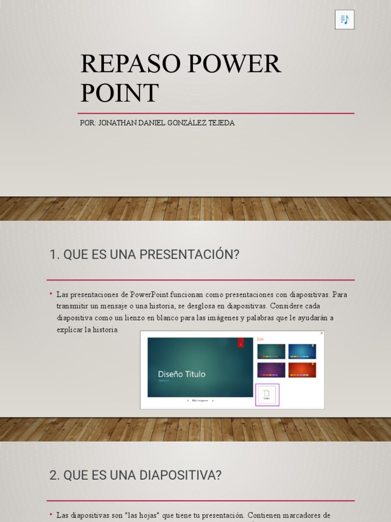 Guía Completa de PowerPoint: Diapositivas y Animaciones | PDF ...