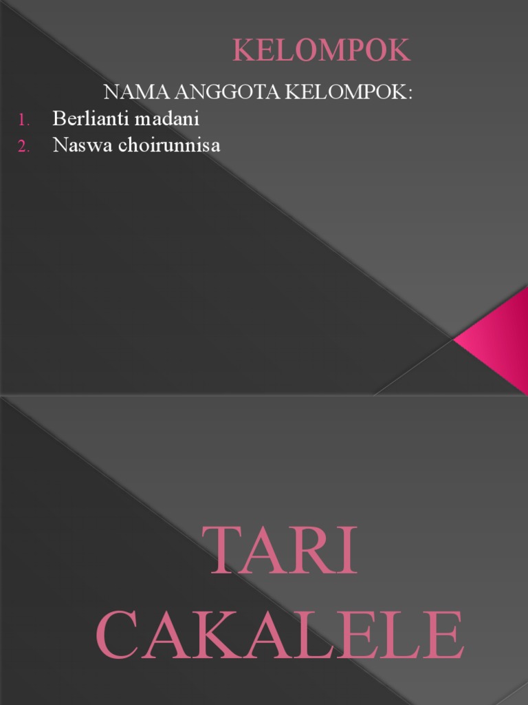 Sejarah dan Ciri Tari Cakalele Maluku | PDF