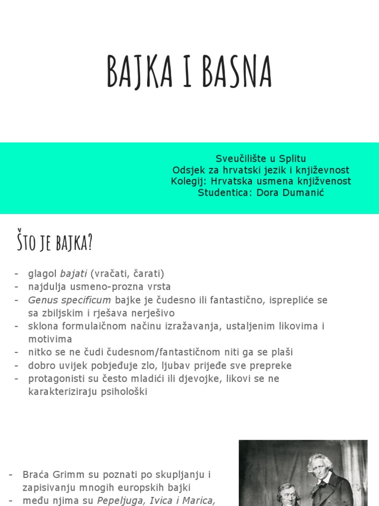 Bajka I Basna | PDF