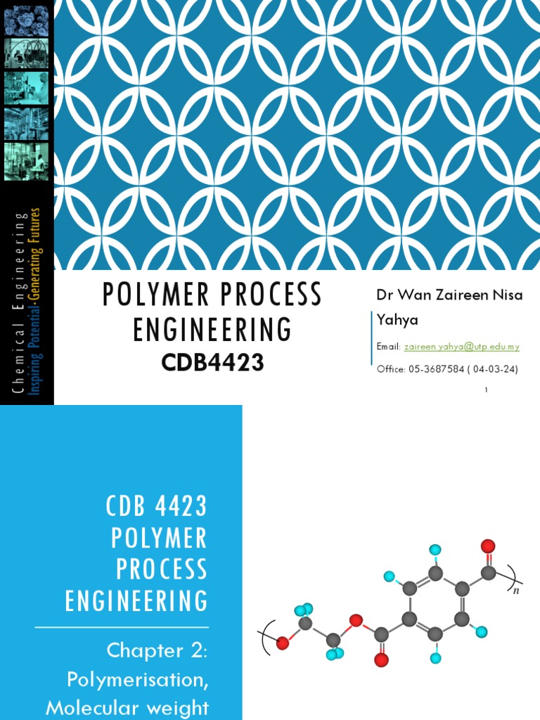 Chapter 2 Polymerization and Molecular Weight Distribution | PDF | Polymerization | Polymers