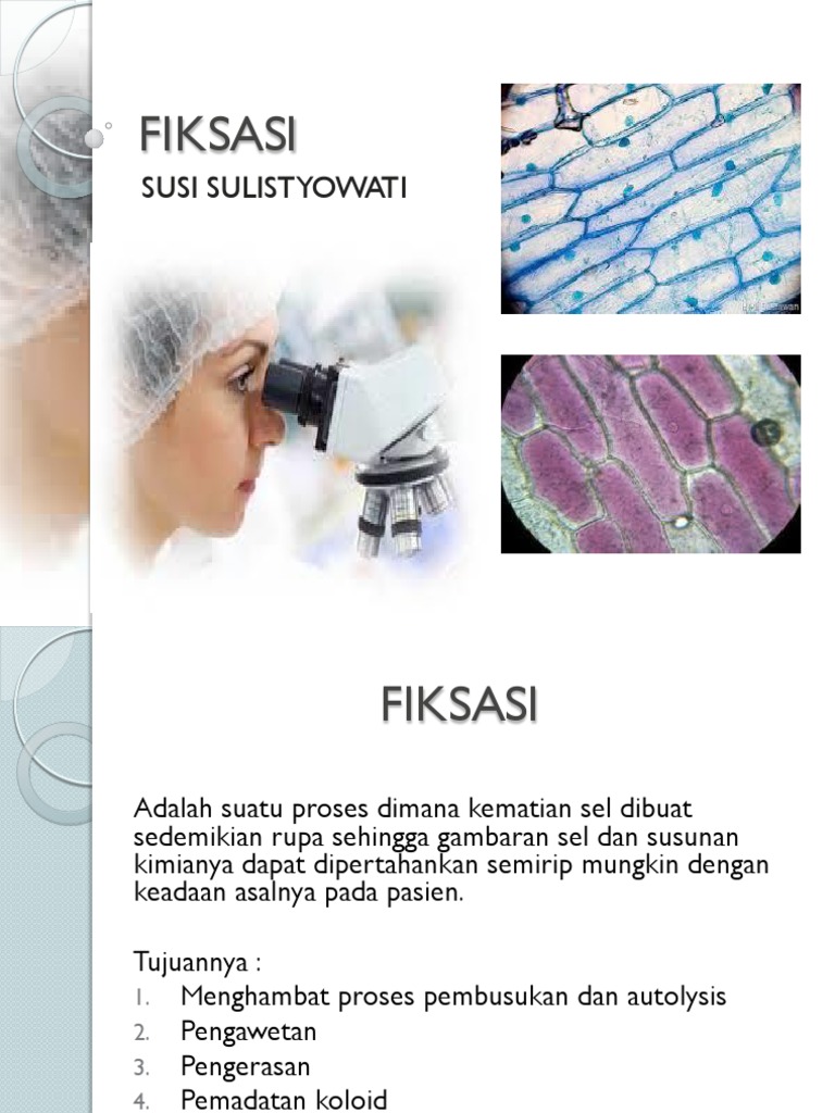 Proses dan Teknik Fiksasi Jaringan | PDF