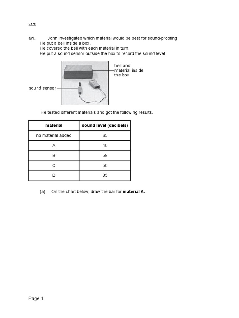 Past Paper Questions | PDF