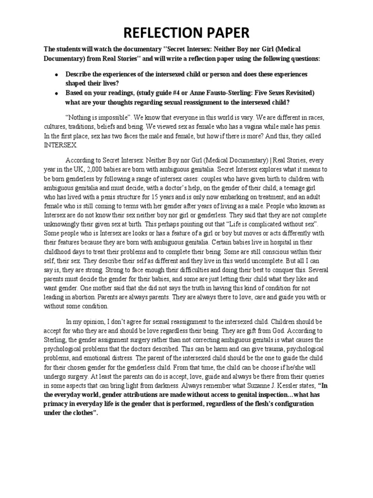 GEE2 | PDF | Intersex | Gender Studies