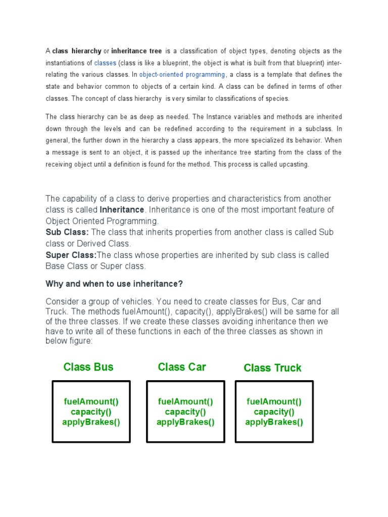 Inheritance In C Pdf Class Computer Programming Inheritance