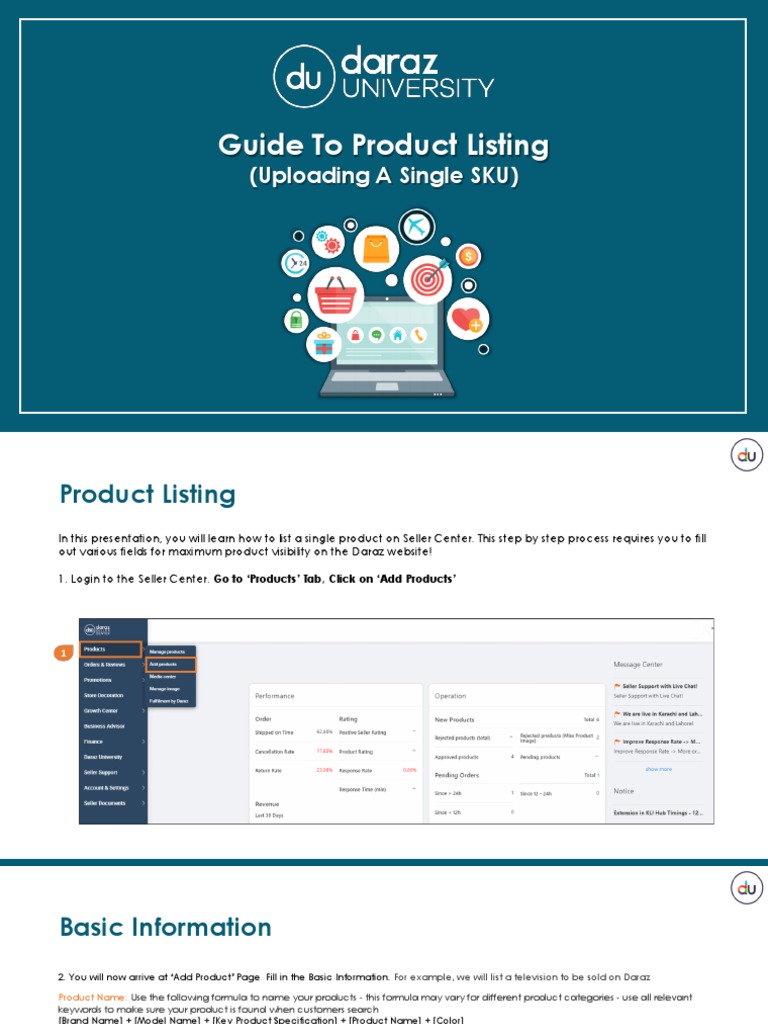 Daraz Product Listing Guide | PDF | Brand | Communication