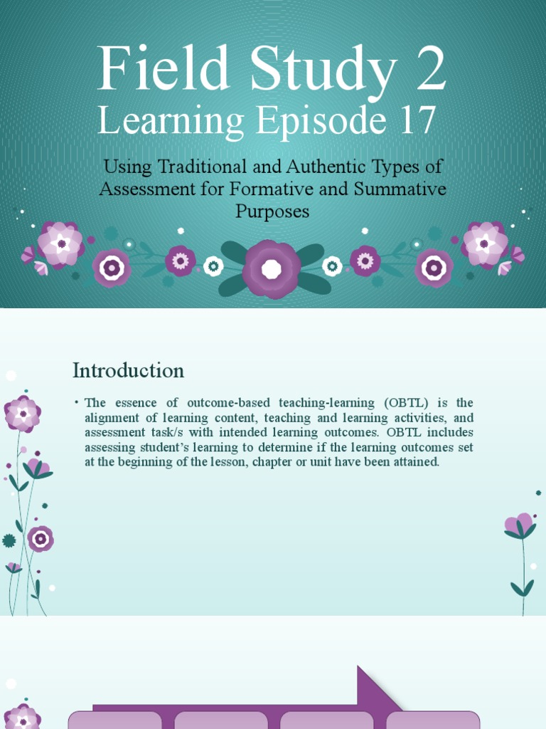 Field Study 2 | PDF | Educational Assessment | Rubric (Academic)